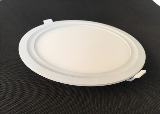 Ultra Slim Recessed Led Panel Light 15W Round IP44 With Plastic Back Cover