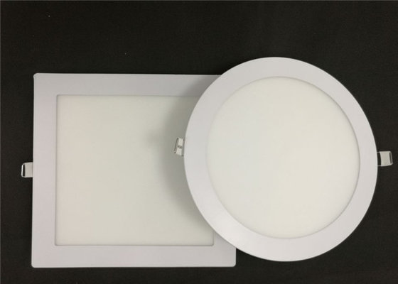 Ultra Thin 18w SMD LED Panel Light Embedded Round Square For Office Ceiling