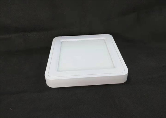 3000K 5 Inch Square Integrated LED Panel Light 12W With PC Switch Bracket