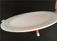 Ultra Slim Recessed Led Panel Light 15W Round IP44 With Plastic Back Cover
