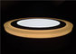 18W+6W Round Yellow Edge Surface Mount LED Panel Ceiling Light  (3 Cycle)