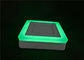 Ceiling Surface Mounted Led Panel Light Double Color White Green Square 6W 3W
