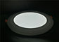 Round Slim 24W Double Color LED Panel Embedded Ceiling With Blue Edge SMD2835