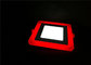 Embedded Square 9 Watt Led Panel Light White Red For Residential 120 Degrees