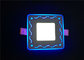 3W + 3W Square Double Color Led Panel Decorative Pattern Concealed Mounted