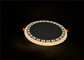 12 + 4W Round Double Color Led Panel Recessed Multi Color Great Wall Pattern