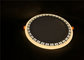 Circular Concealed Two Color Panel Light , Yellow Edge Led Round Flat Panel Light