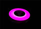Surface Round Cob Led Light Silver Double Color White Pink With SMD 2835