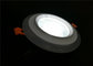 18W+4W COB Led Downlight White Round Step With Isolated Driver AC 85-265V