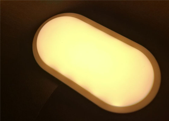15 Watt LED Wall Light Modern Oval Internal Warm White 3000K Outdoor Lighting