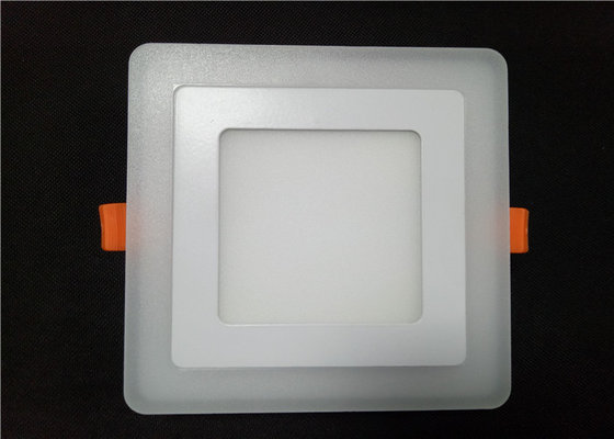 6W+3W Square Pink Rim Recessed Two Colour LED Panel Light 900lm Indoor light